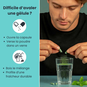 Solution N°1 Mauvaise Haleine | Capsules à la Chlorophylle